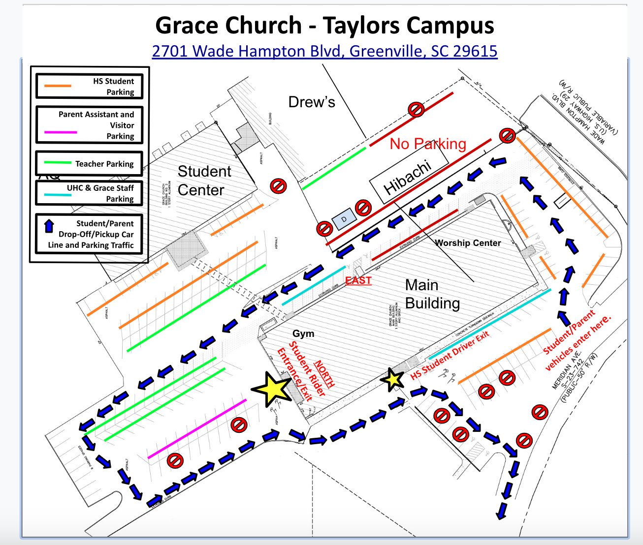 Grace Campus Carline and Drop-off/Pick-Up Procedures - Upstate ...